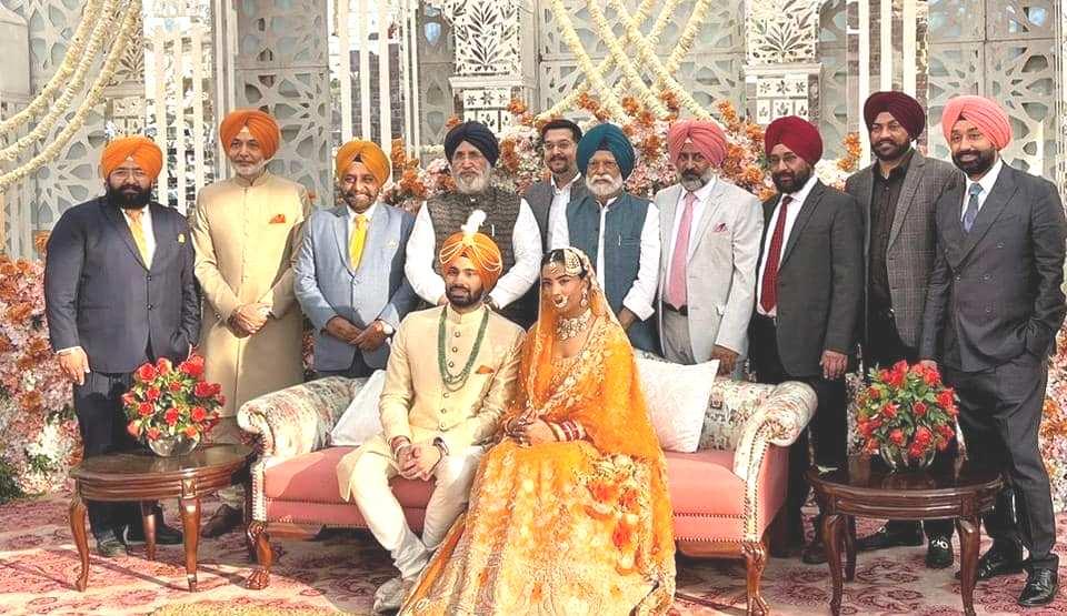 Pargat Singh's daughter weds Amarjit Singh Samra's grandson; top ...