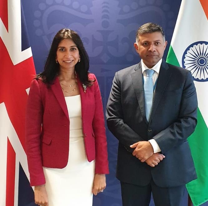 India, UK discuss migration, security issues as Indian envoy calls on ...