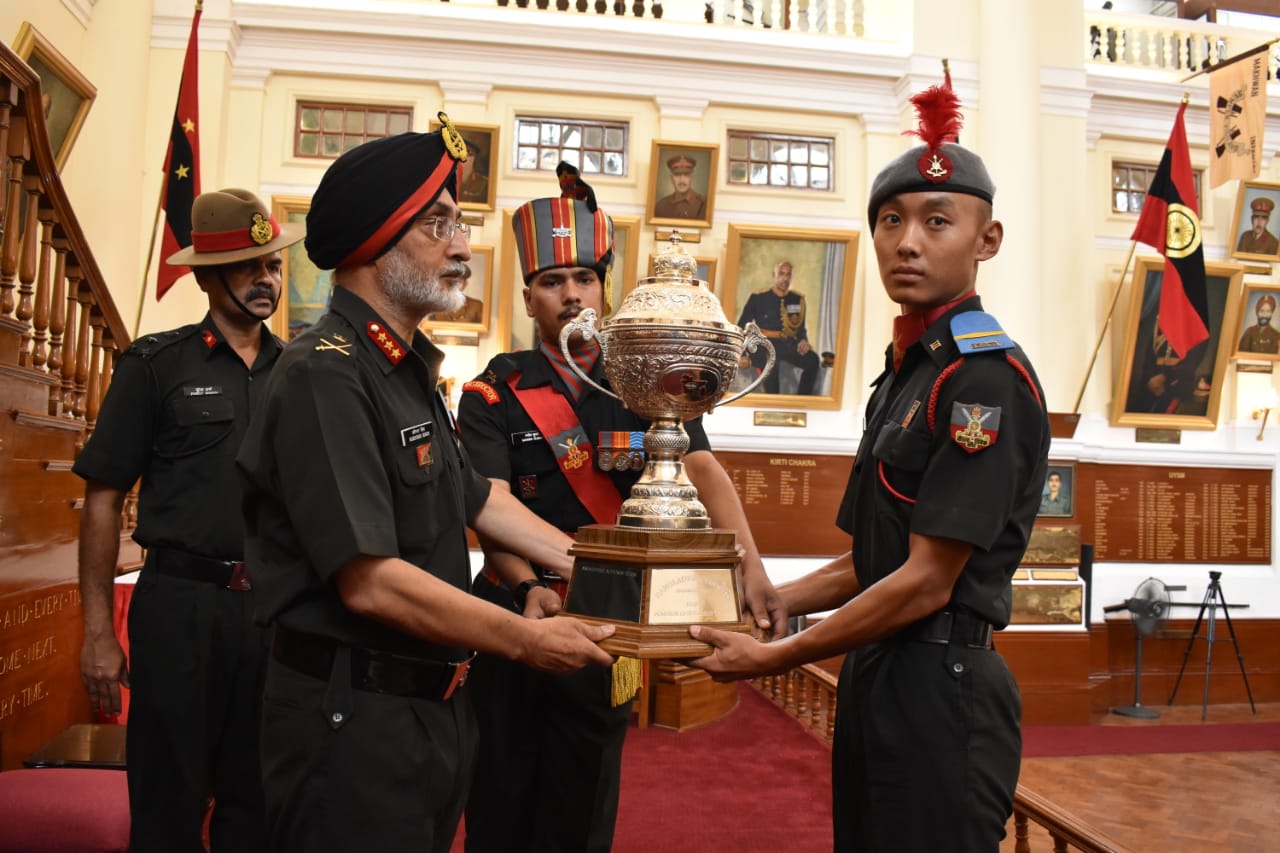 Indian Military Academy cadets felicitated for excellence in various ...