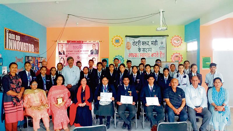 Installation ceremony at R K International School, Nabahi, Sarkaghat ...