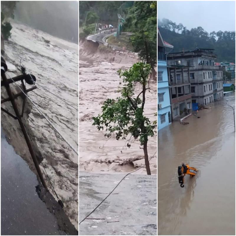 8 dead, 22 army men among 48 missing as flash flood wreaks havoc in Sikkim - The Tribune