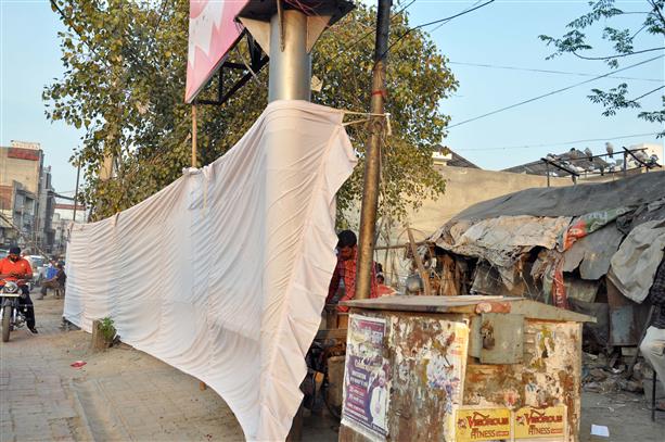 G20 Summit in Amritsar: View-cutters with national flag colour scheme ...