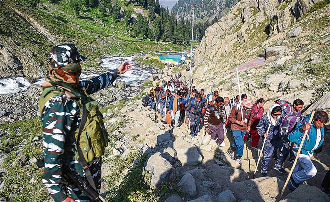 BRO to restore Amarnath Yatra track by June 15 - The Tribune