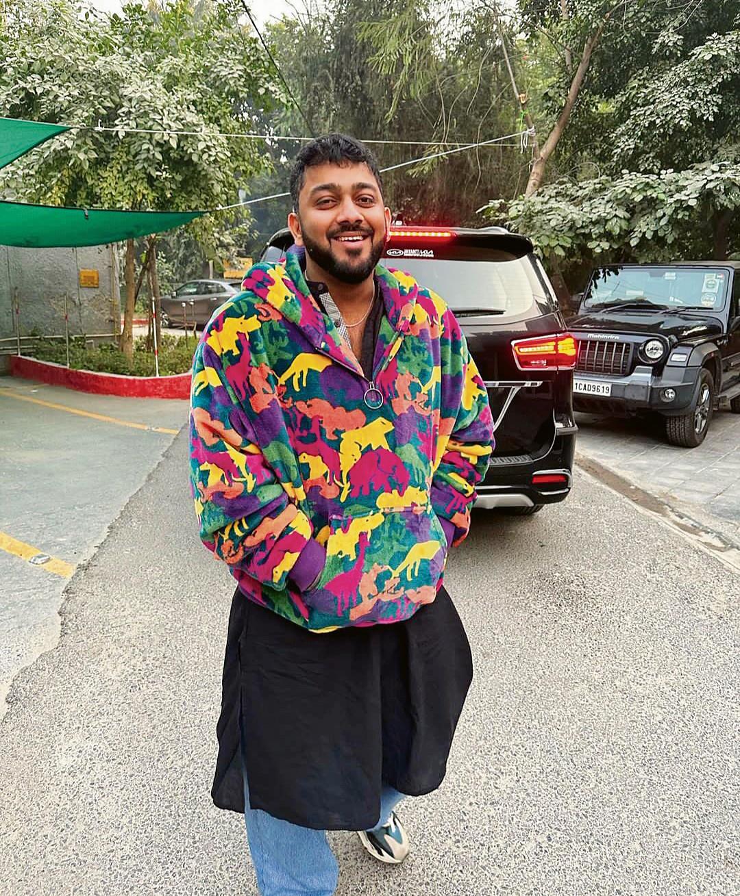 Singer-songwriter Ritviz Srivastava, known for songs like Udd Gaye ...