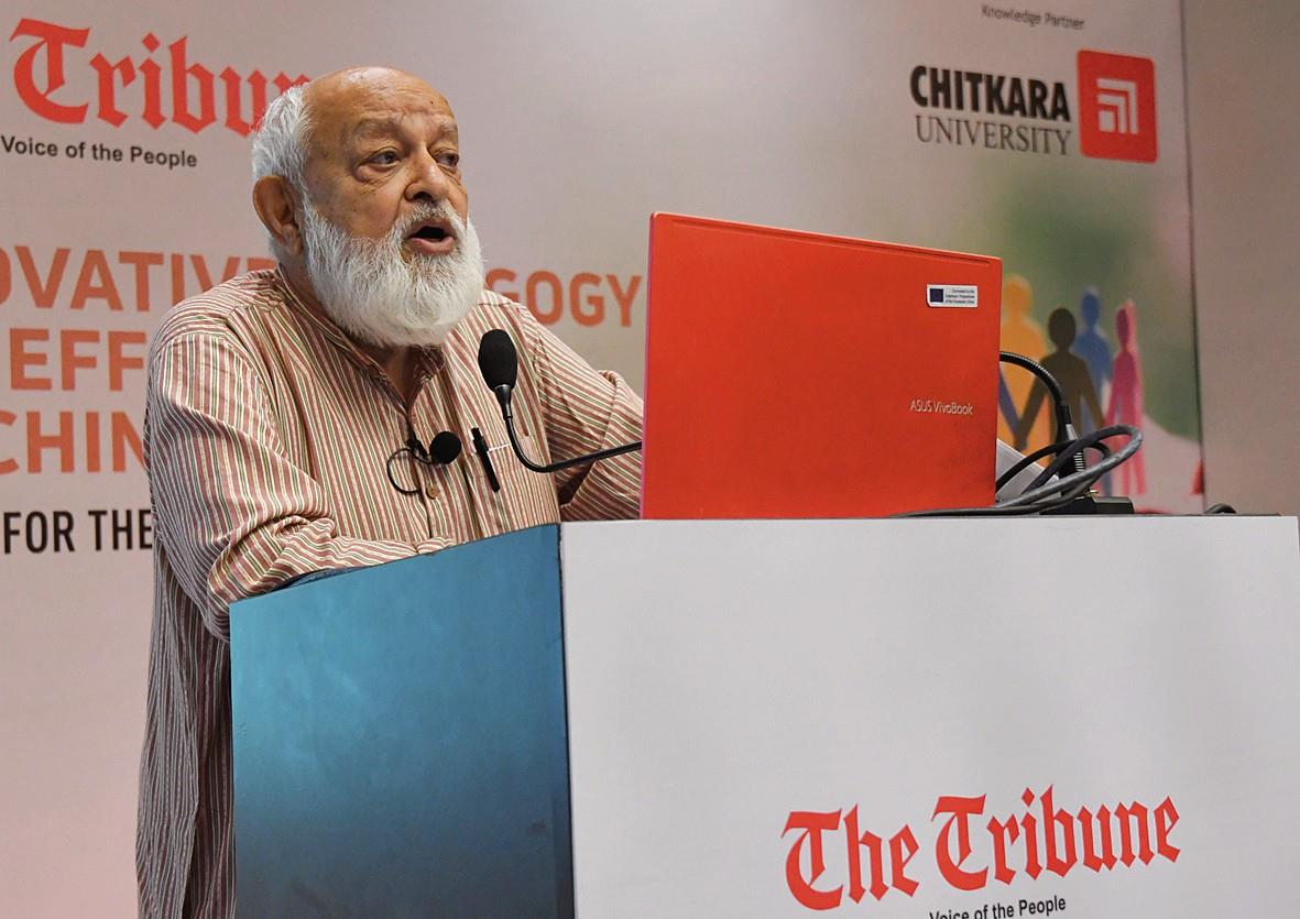 The Tribune Principals’ Meet 2023: Dr Pushpesh Pant shares mantra for effective teaching ...