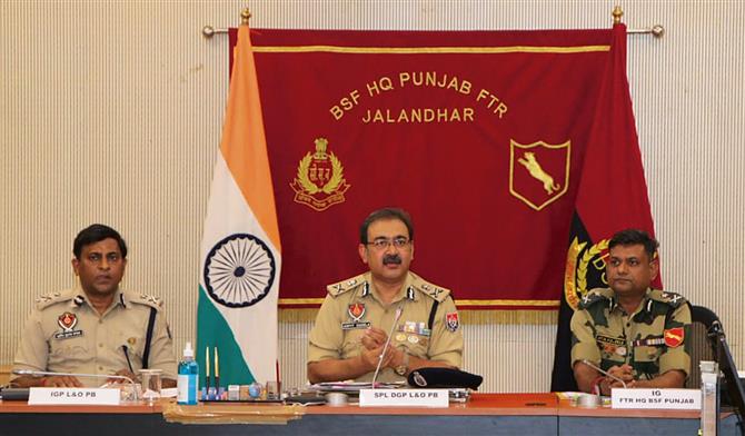 Speciall DGP, top BSF officials chalk out strategy to counter narco ...