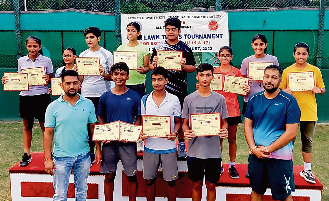 Vanshika, Ribhav claim titles in tennis tournament - The Tribune