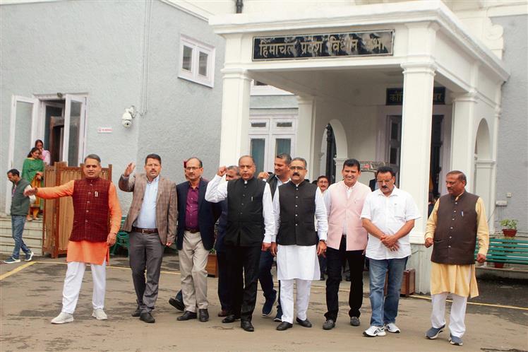 Assembly in Session: Denied debate on rain disaster, BJP stages walkout ...