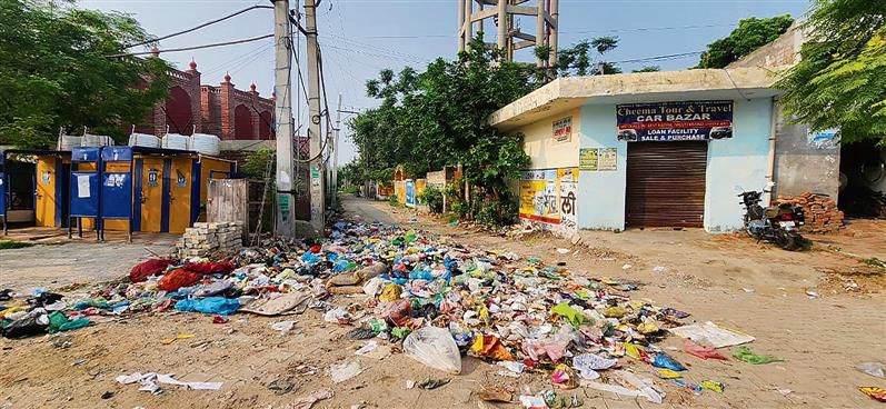 Garbage heaps outside school irk staff, students - The Tribune