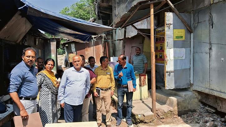 Shimla MC to repair sinking area near the Ridge on priority - The Tribune