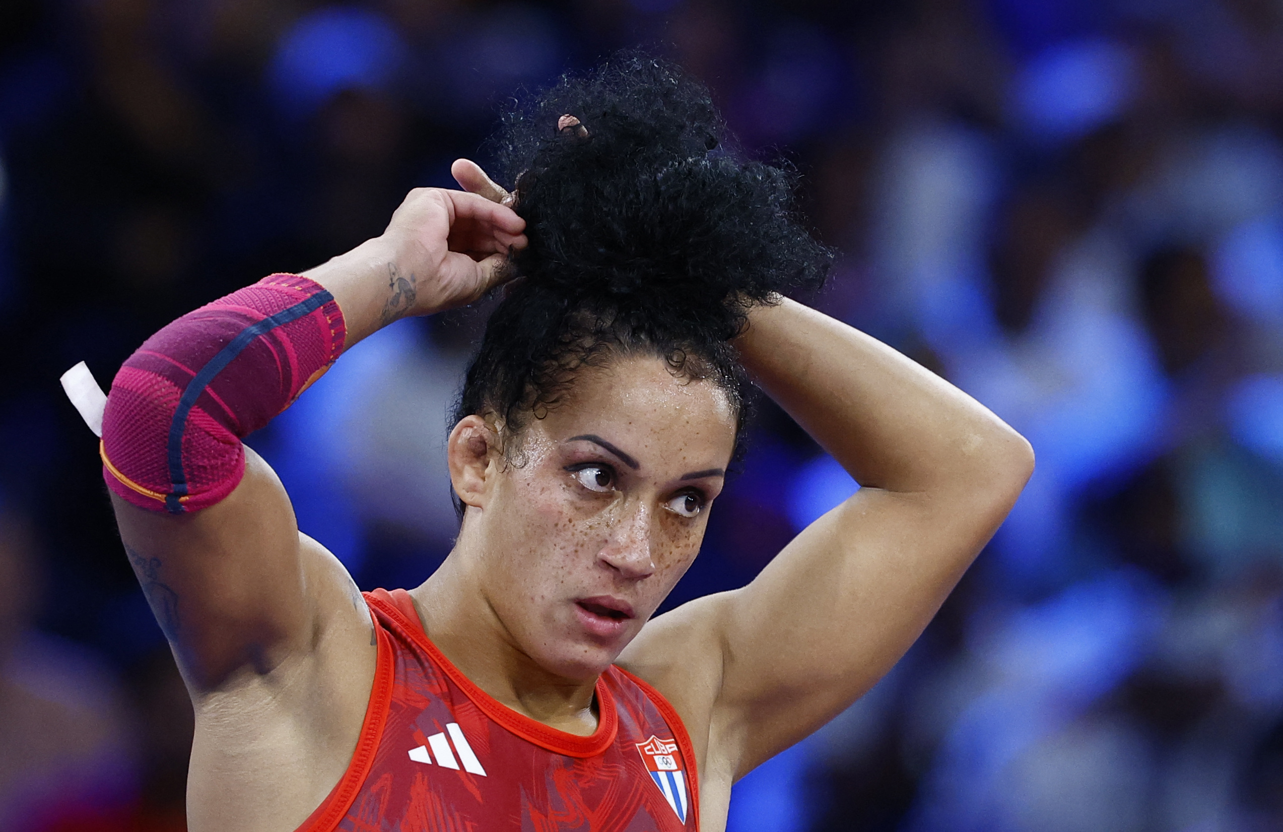 Cuban wrestler Yusneylis Guzman Lopez replaces disqualified Vinesh ...