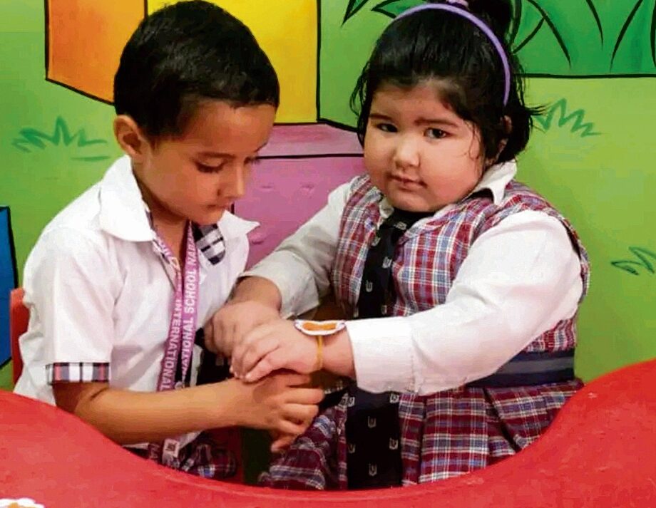 Rakhi-making competition at RK International School, Nabahi - The Tribune