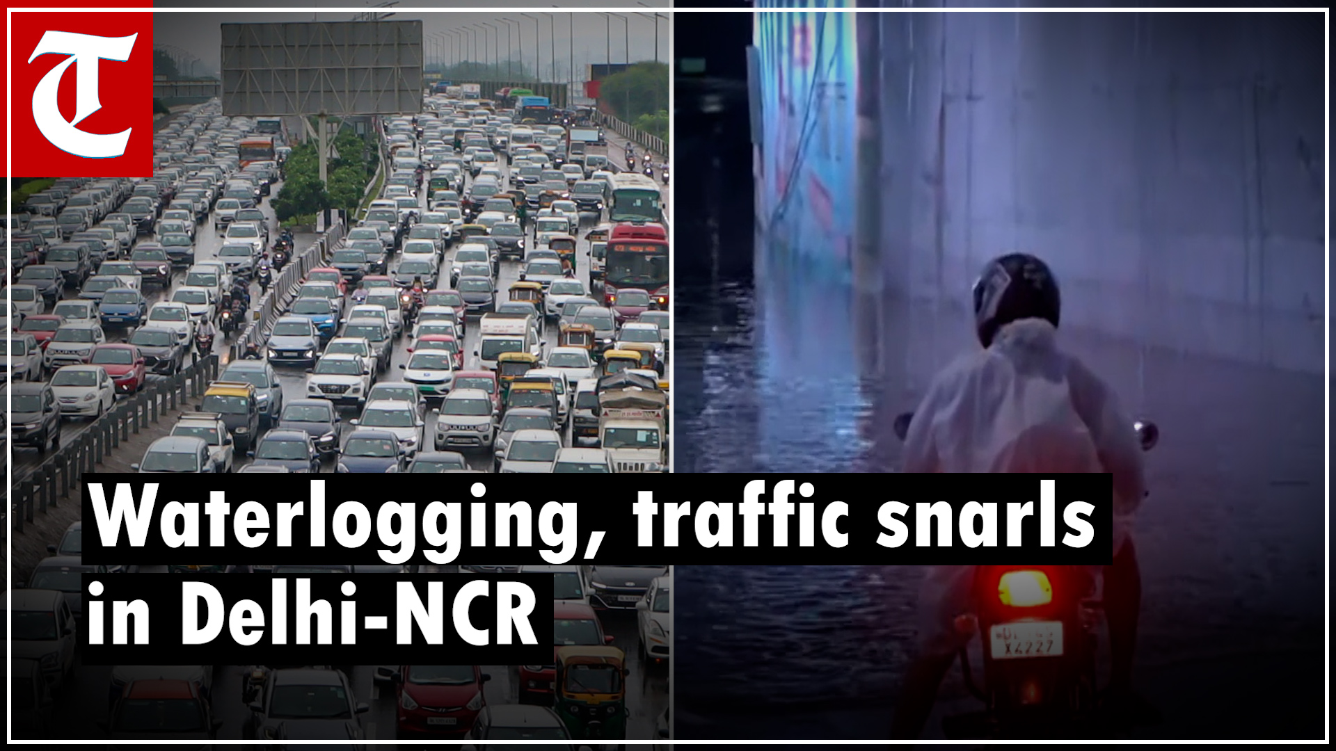 Heavy rain causes waterlogging and traffic snarls in several parts of Delhi-NCR - The Tribune