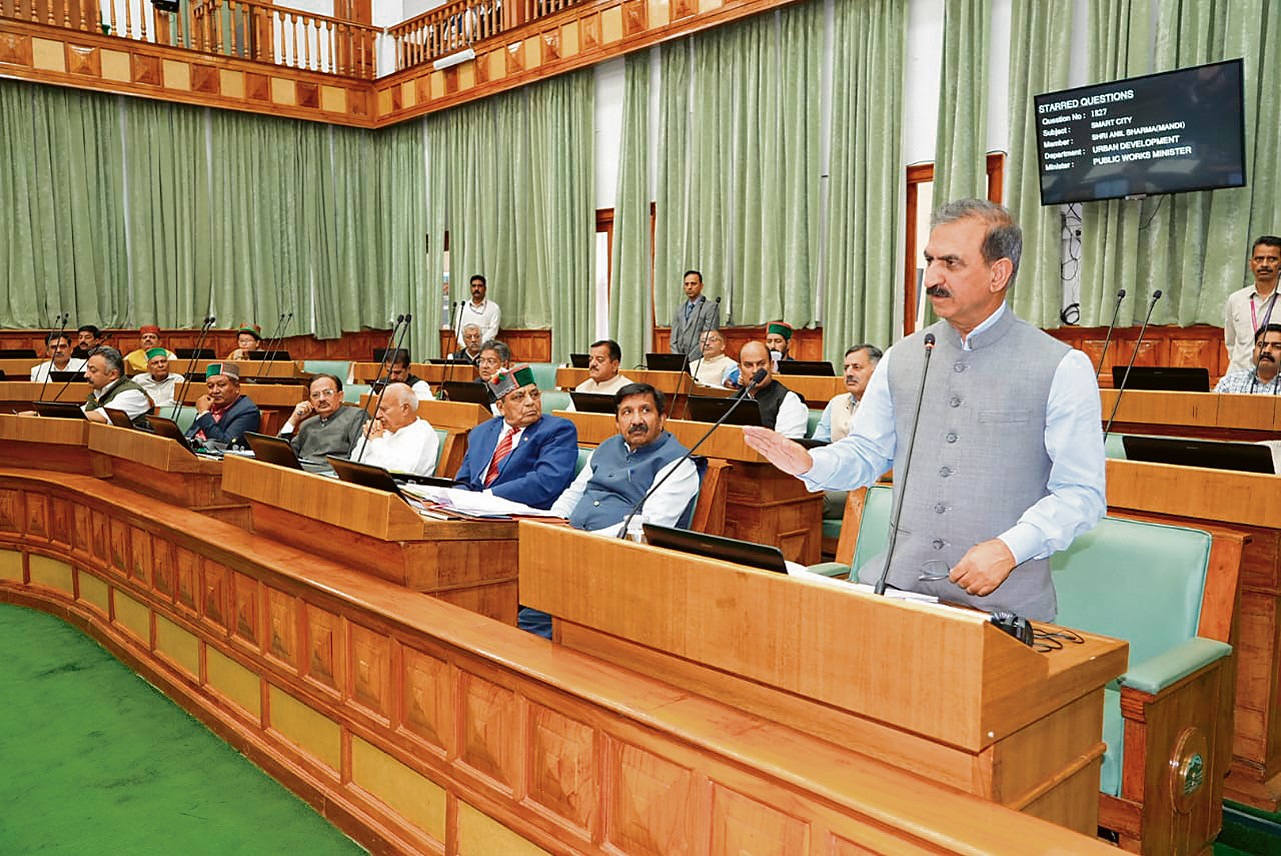 Jai Ram Thakur accuses Himachal govt of phone tapping, Sukhvinder Singh ...