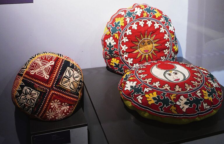On textile trail of India at the new gallery at National Crafts Museum ...