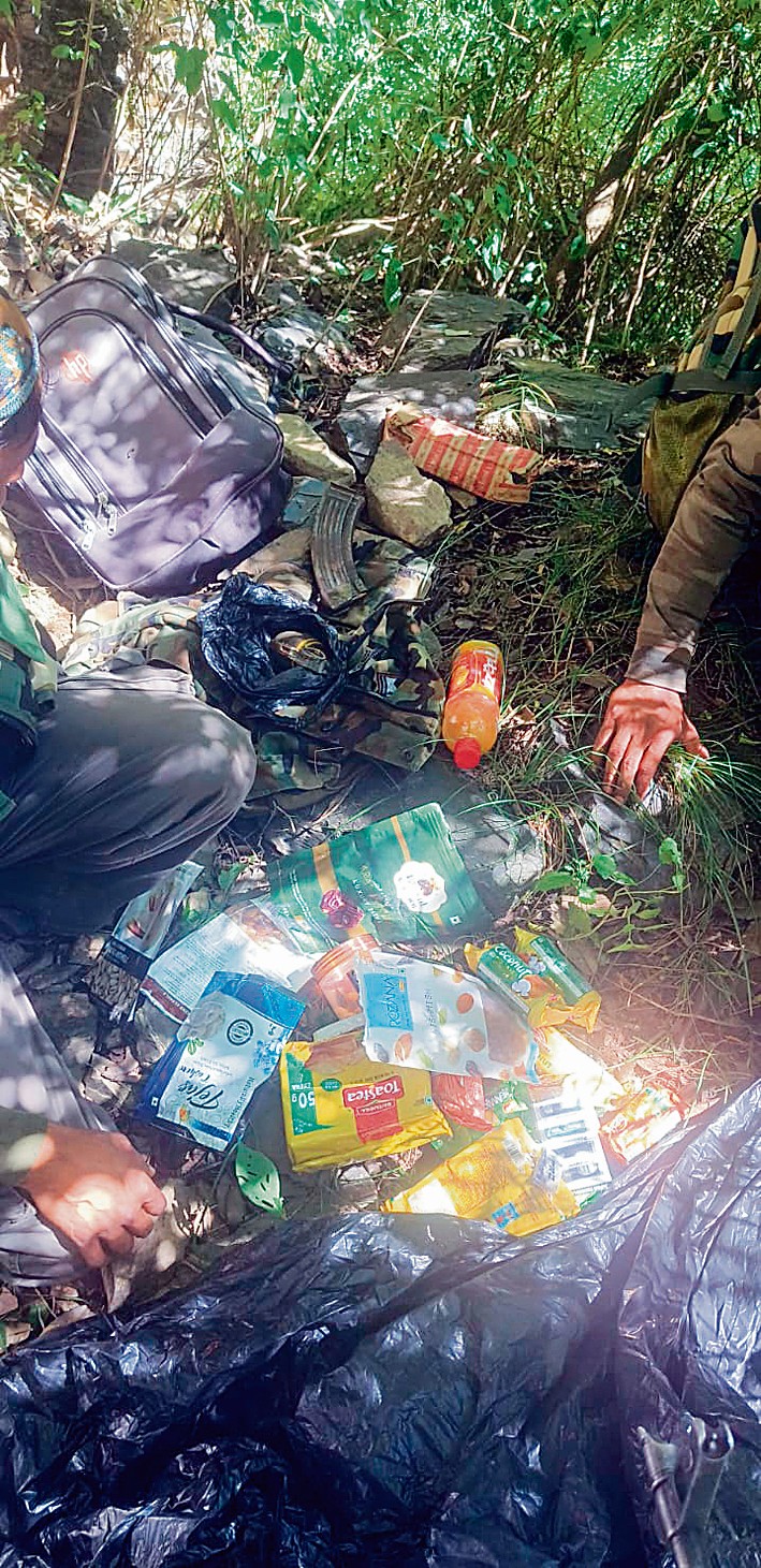 Security forces bust terrorist hideout in Surankote forest - The Tribune