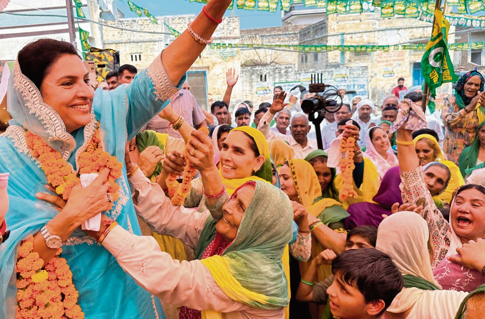 Congress insulting women with shameful remarks: Naina Chautala - The ...