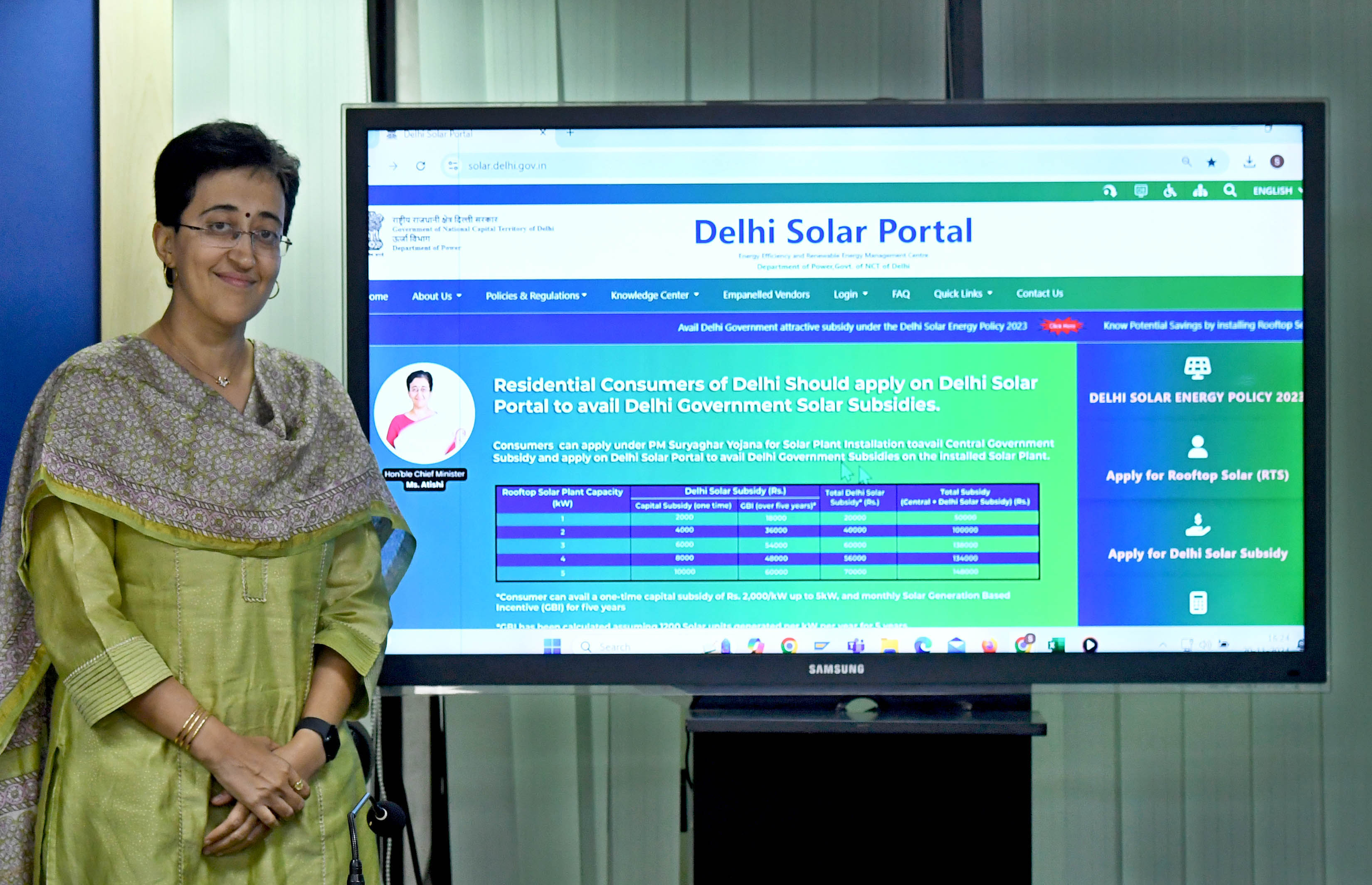 CM launches solar portal - The Tribune